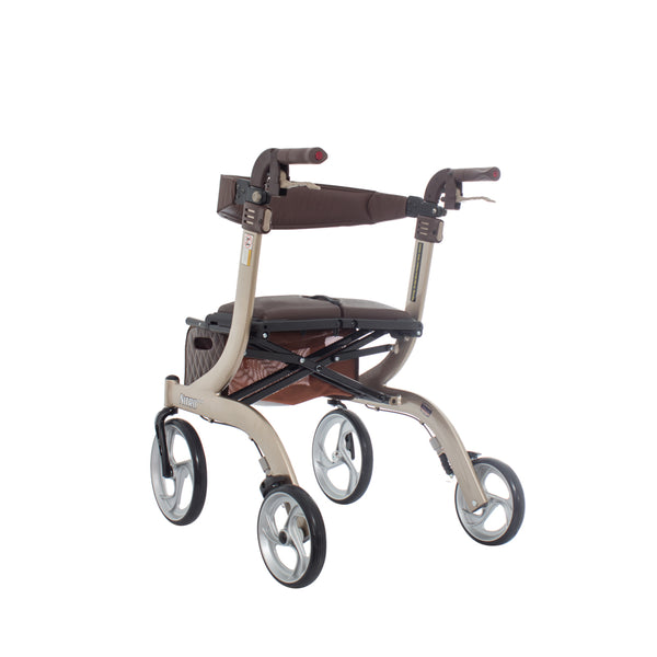 Andadera con Ruedas Rollator Nitro DLX de Aluminio 136kg - Champagne ...